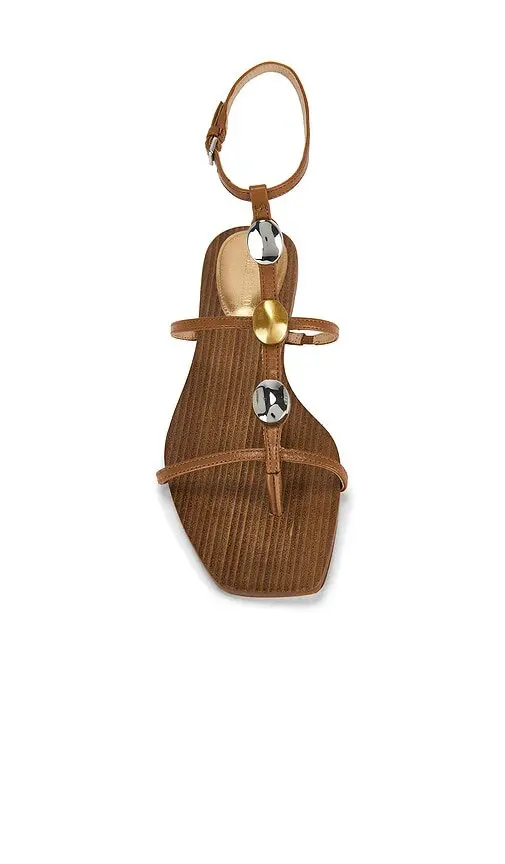 Veronica Beard Alba 2 Embellished Leather Sandals