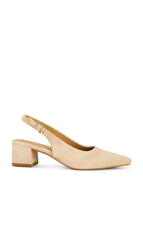 VAGABOND SHOEMAKERS Marta Suede Slingback Pump - Safari