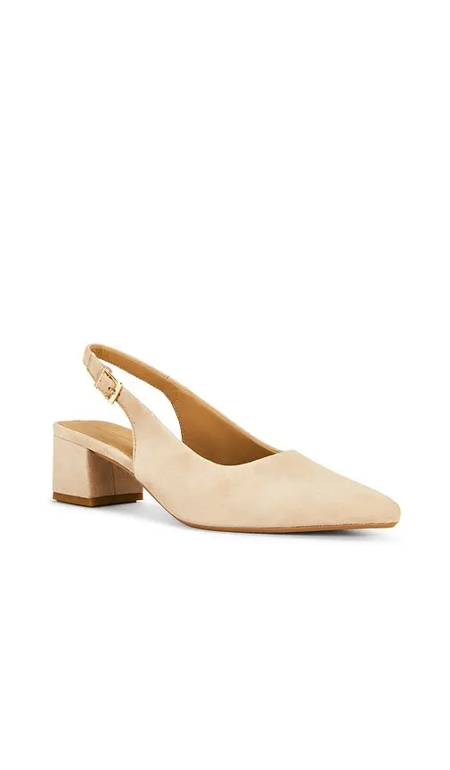 VAGABOND SHOEMAKERS Marta Suede Slingback Pump - Safari