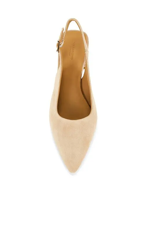 VAGABOND SHOEMAKERS Marta Suede Slingback Pump - Safari