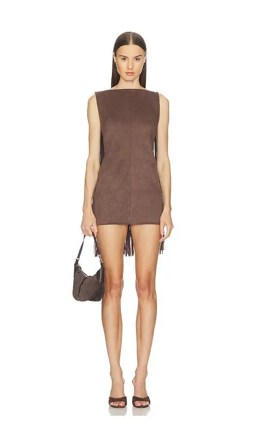 CAMILA COELHO Lera Mini Dress With Fringe Detail