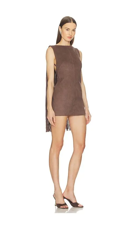 CAMILA COELHO Lera Mini Dress With Fringe Detail