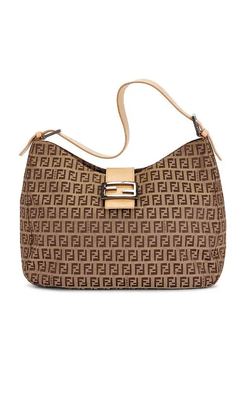 Undefined Fendi Zucchino Hobo Bag