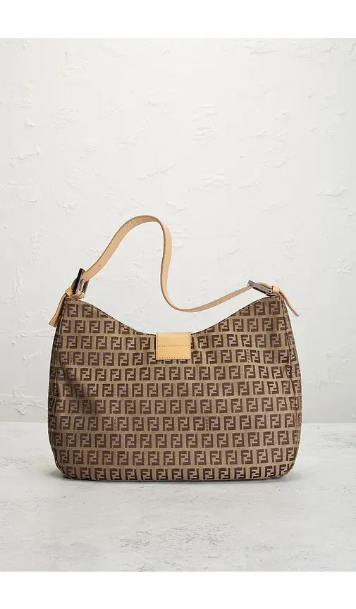 Undefined Fendi Zucchino Hobo Bag