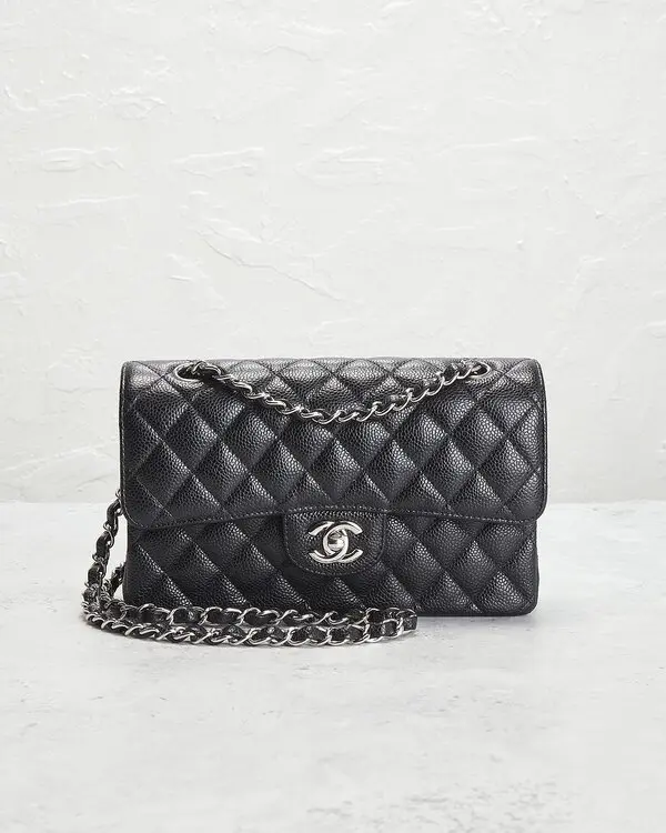 FWRD RENEW Caviar Small Classic Double Flap Bag