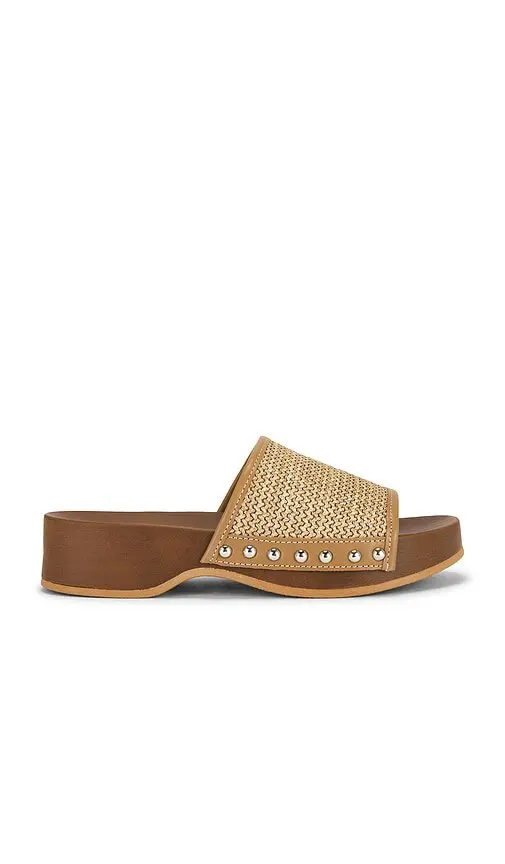Seychelles Fantasy Raffia Sandal - Tan Raffia