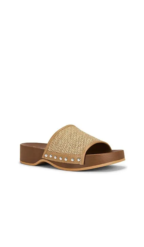 Seychelles Fantasy Raffia Sandal - Tan Raffia