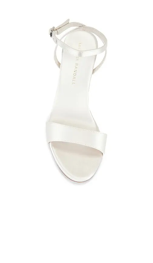LOEFFLER RANDALL Malia Satin Sandal - Ivory