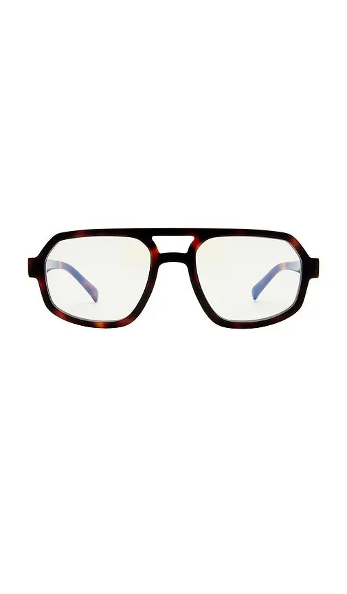 LUV LOU The Banks Blue Light Glasses - Classic Tortoise