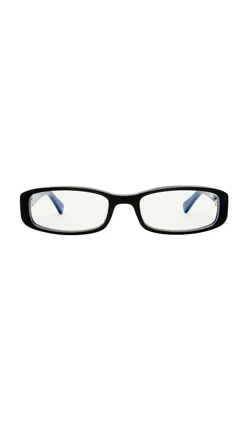 LUV LOU The Eden Blue Light Eyeglasses - Black