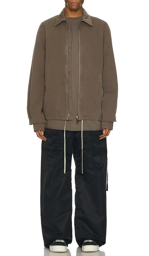Rick Owens Zipfront Jacket - Dust
