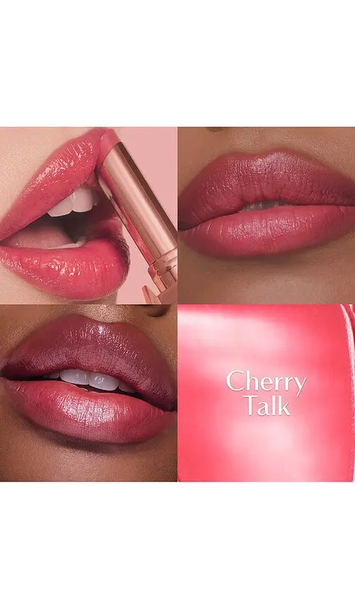 Charlotte Tilbury Pillow Talk Long Lasting Blush Balm Sheer Lip Tint - Cherry Talk