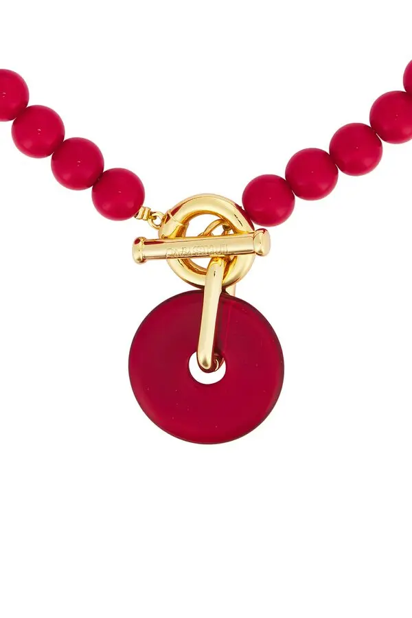 Timeless Pearly Beaded Pendant Necklace