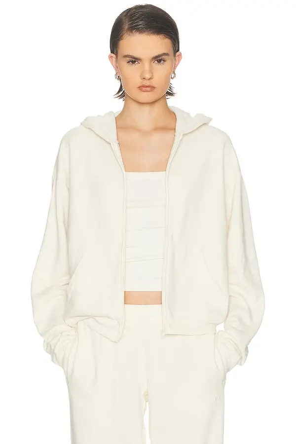 SKIMS French Terry Zip Up Hoodie