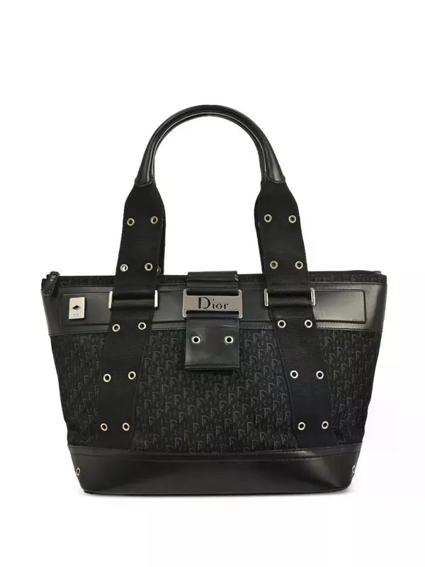 Dior 2002 Rivet Canvas Tote Bag