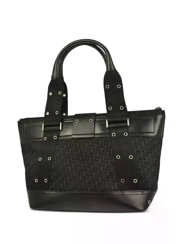 Dior 2002 Rivet Canvas Tote Bag