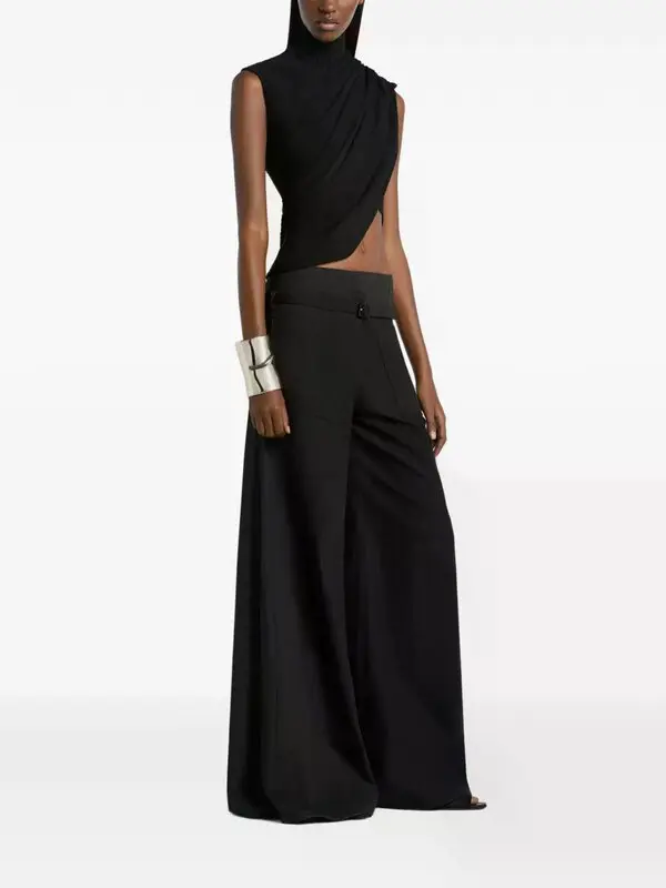 COURREGES Twist Ribbed Top