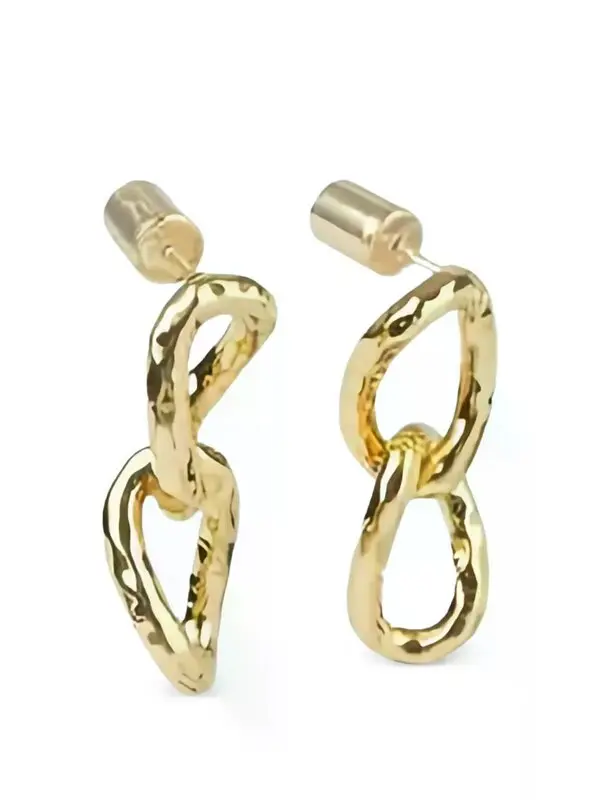JIL SANDER Knot-design Earrings - Gold
