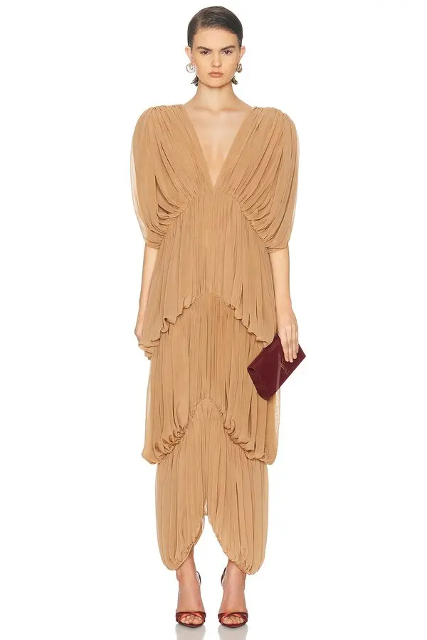 Ronny Kobo Damier Dress