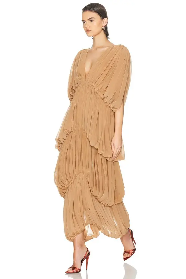 Ronny Kobo Damier Dress