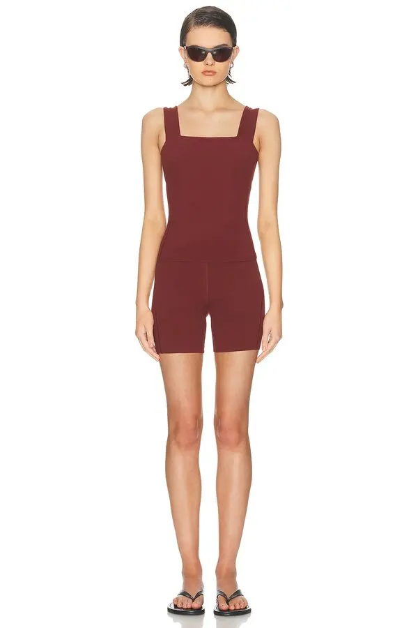 LEFT ON FRIDAY Frame Long Tank Top