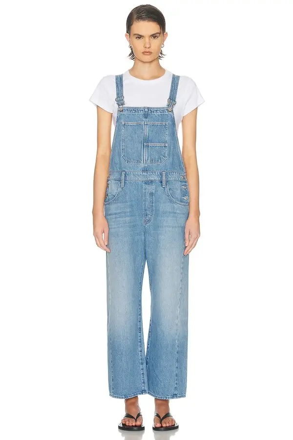 MOTHER The Half-pipe Overall Ankle Jeans - Last Bite