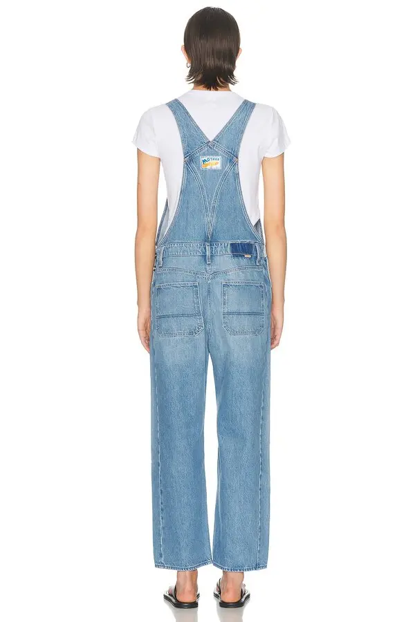MOTHER The Half-pipe Overall Ankle Jeans - Last Bite