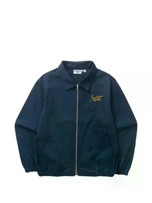 SERVICE WORKS Twill Zip Jacket - Blue
