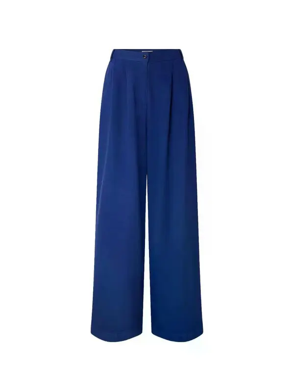 SESSUN Tamayo Button-fastening Pants - Blue