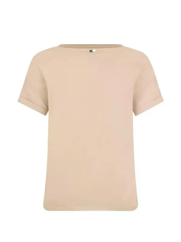 Herno Short-sleeve Round-neck T-shirt - Neutrals