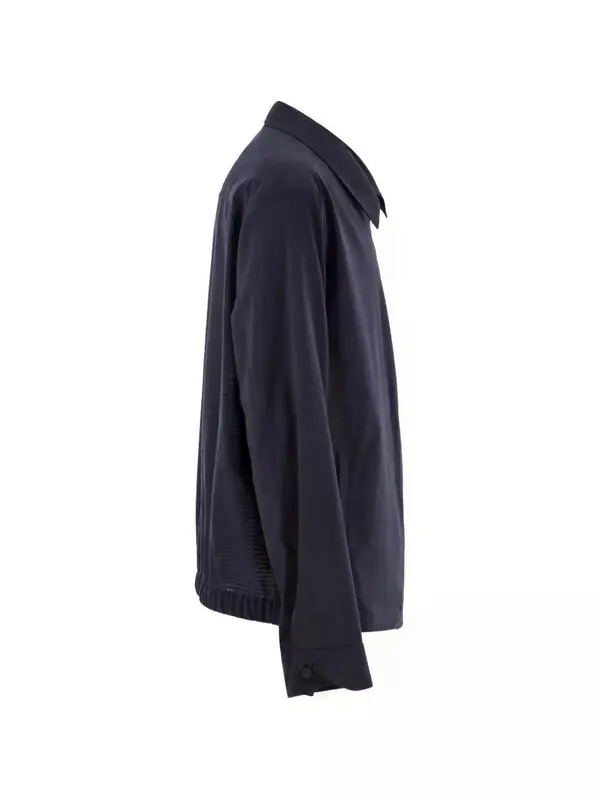 BOSS Packable Relaxed-fit Overshirt In Washable Wool Blend