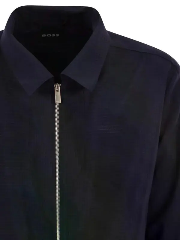 BOSS Packable Relaxed-fit Overshirt In Washable Wool Blend