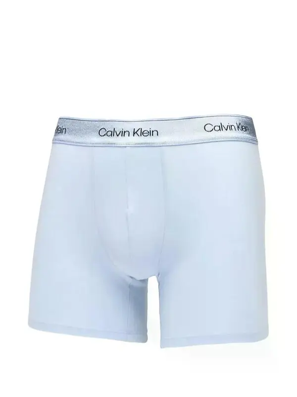 Calvin Klein Logo-waistband Boxers Set - Blue