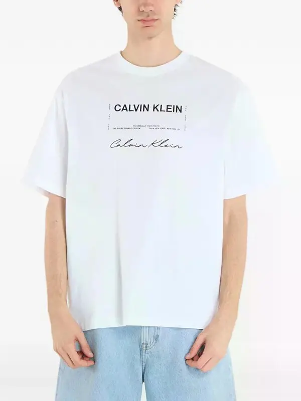 Calvin Klein Graphic-print T-shirt - White