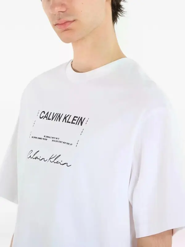 Calvin Klein Graphic-print T-shirt - White