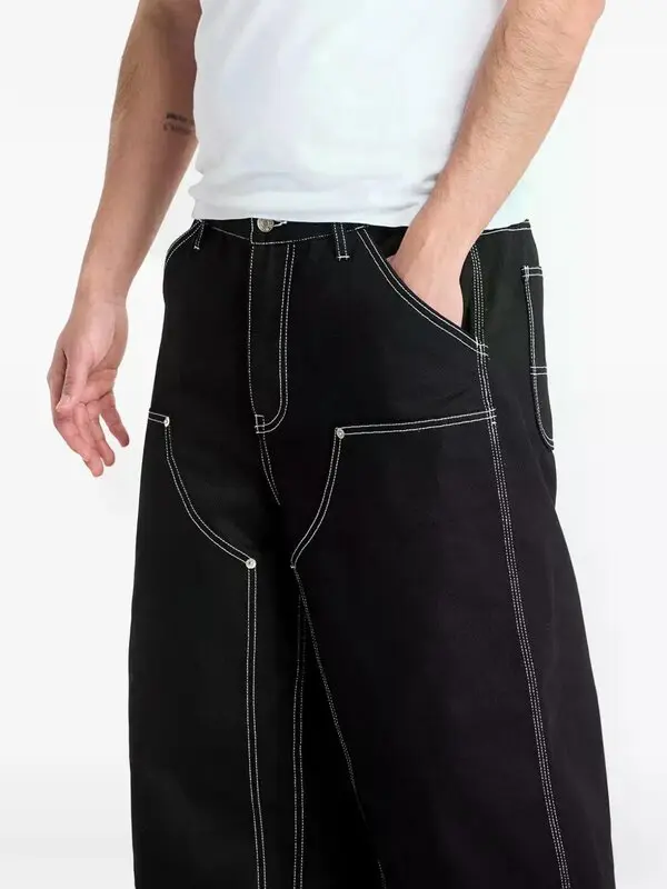 AWAKE NY Double-knee Jorts - Black