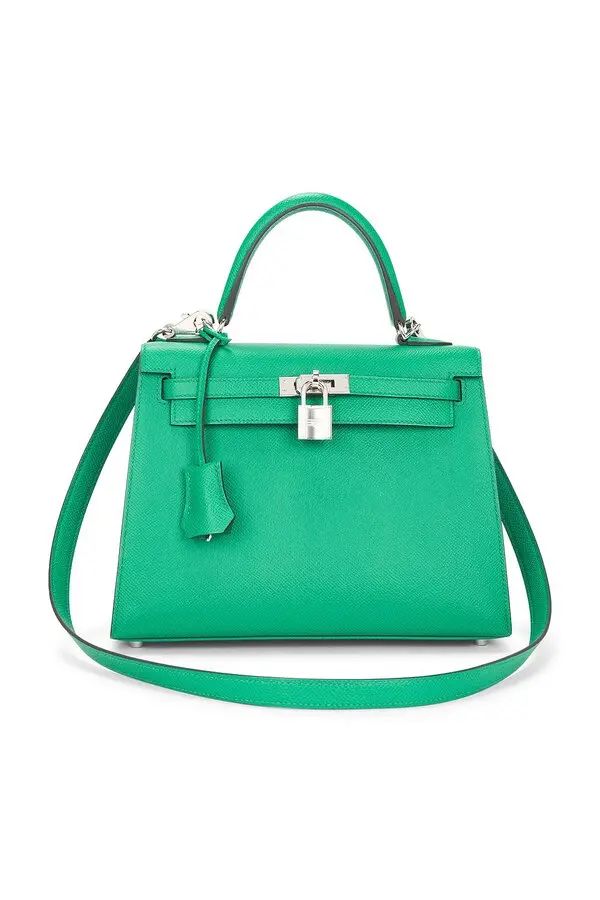 Hermès Epsom Kelly 25 Handbag - Vert Jade
