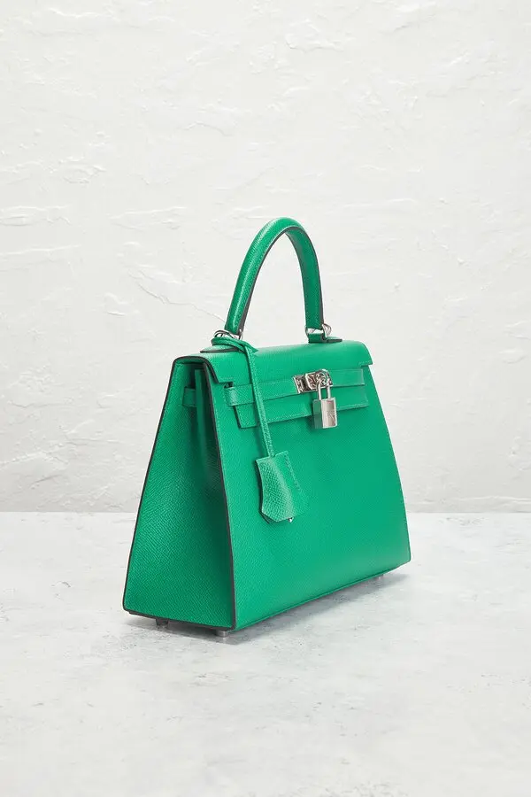 Hermès Epsom Kelly 25 Handbag - Vert Jade