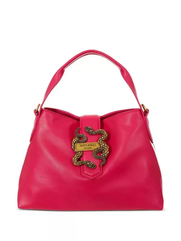 Just Cavalli Snake-buckle Tote Bag - Pink
