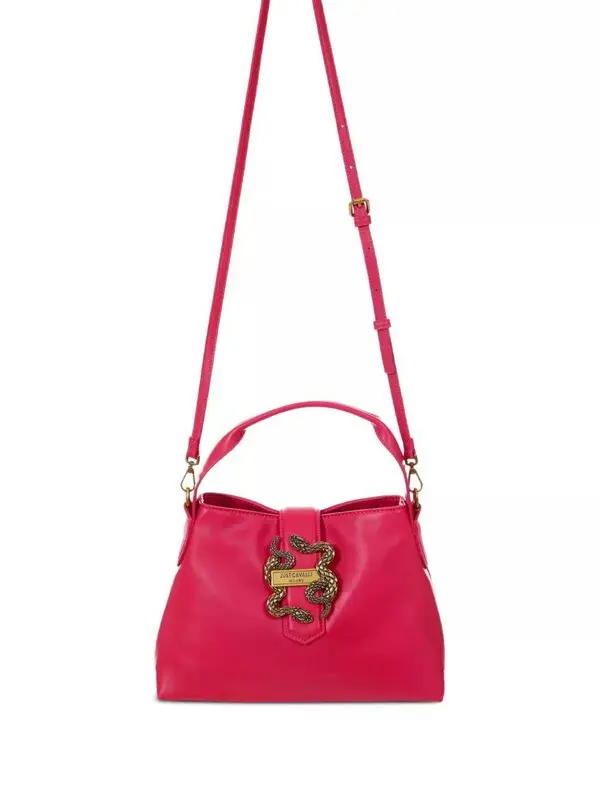 Just Cavalli Snake-buckle Tote Bag - Pink
