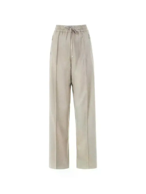 D.exterior Drawstring-fastening Panelled Trousers - Neutrals