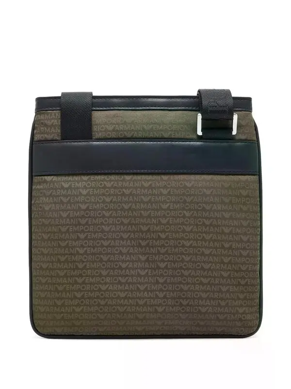 Emporio Armani Logo-pattern Shoulder Bag - Grey