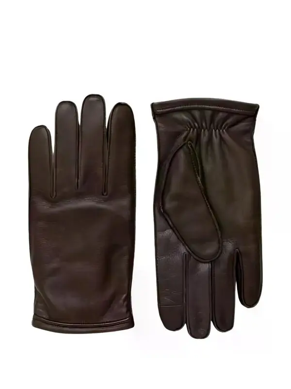 BOSS Leather Gloves - Brown