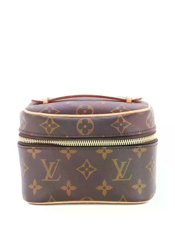 LOUIS VUITTON Nice Vanity Case Monogram Canvas Nano Pouch - Brown