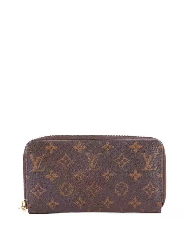 LOUIS VUITTON Zippy Wallet Monogram Canvas Small Wallets - Brown