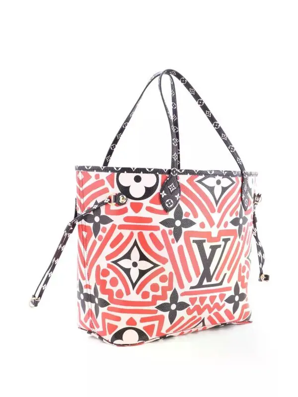 LOUIS VUITTON Neverfull Nm Limited Edition Crafty Monogram Giant Mm Tote Bag - Red