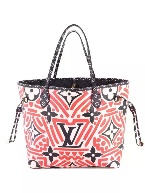 LOUIS VUITTON Neverfull Nm Limited Edition Crafty Monogram Giant Mm Tote Bag - Red
