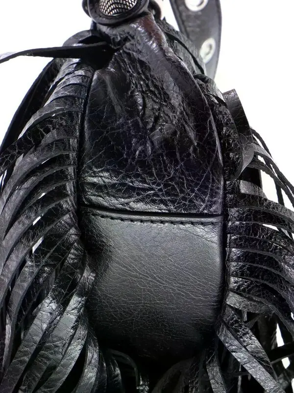 Balenciaga Le Cagole Xs Fringe Shoulder Bag
