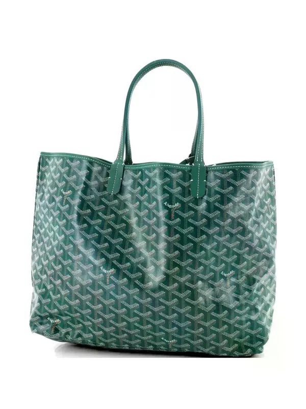 Goyard Saint Louis Coated Canvas Pm Tote Bag - Green