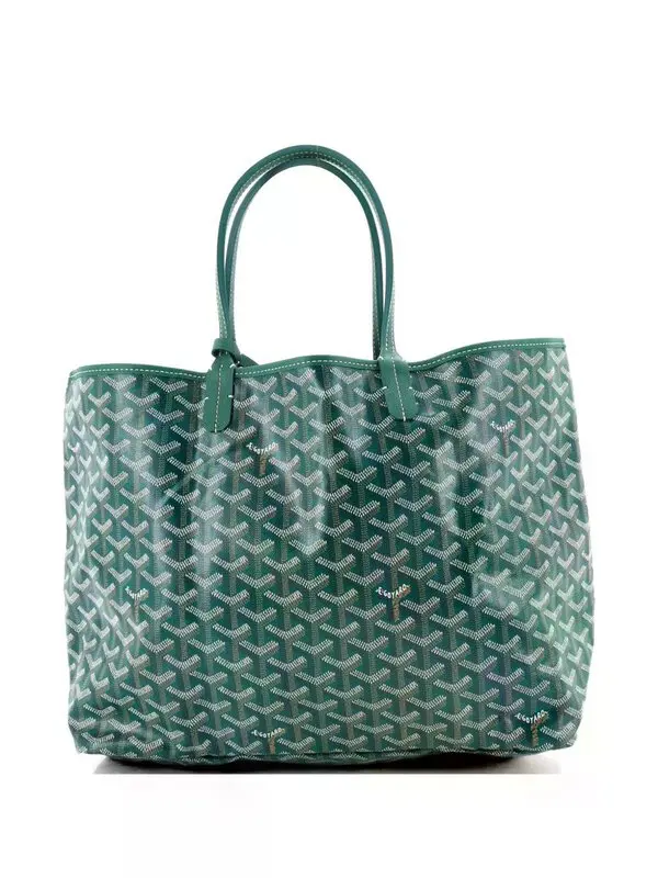 Goyard Saint Louis Coated Canvas Pm Tote Bag - Green